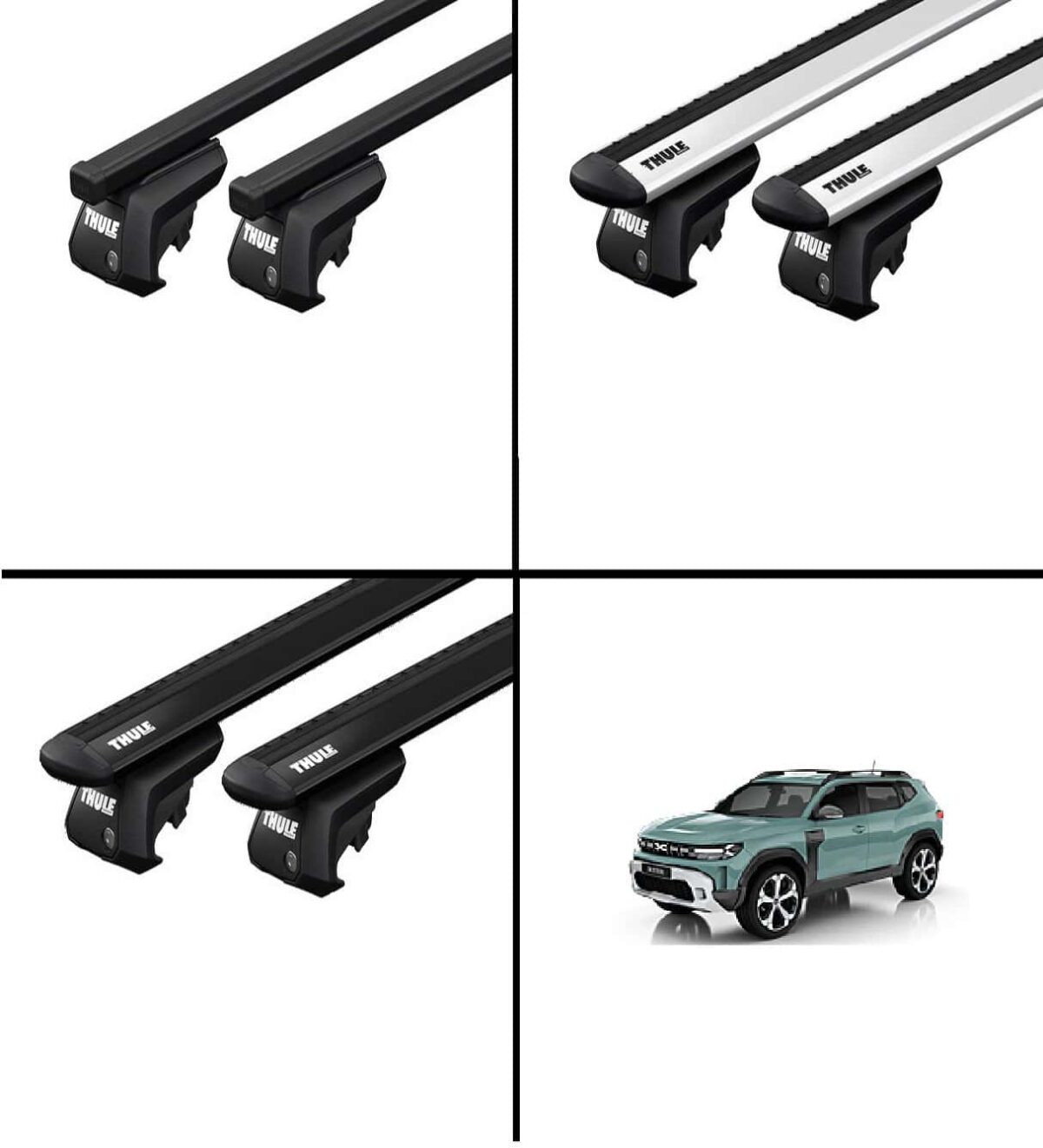 Dachträger Dacia Duster III ab 2024- mit Reling THULE