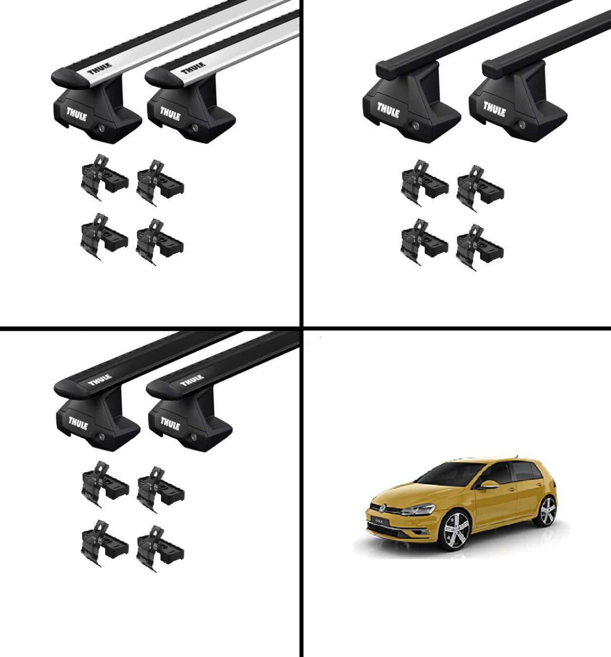 Dachträger VW Golf 7 2012 - 2020 THULE "DIOMA"