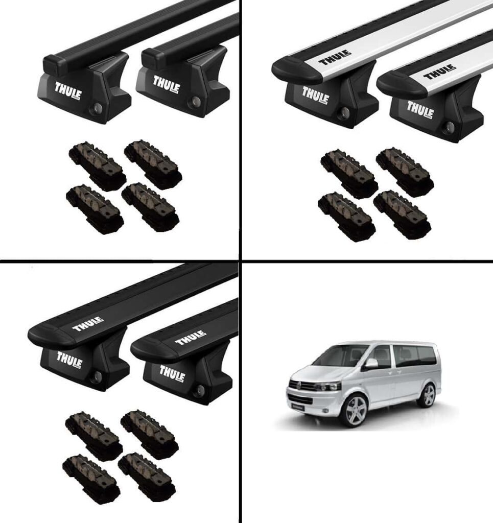Dachträger VW T5 2003 - 2015 T-Nut und Fixpunkt THULE